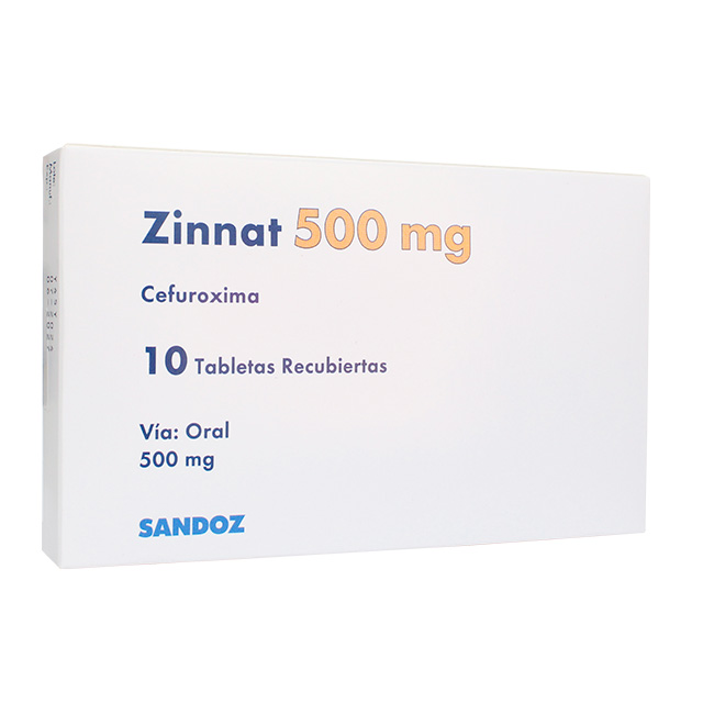 Zinnat 500 Mg Tabletas Recubiertas - Mifarma