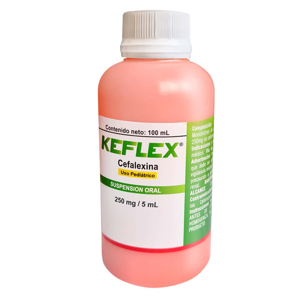 Keflex 250 Mg/ 5 Ml Suspensión Oral | Inkafarma