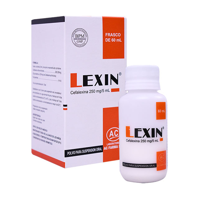 Lexin 250mg/5ml Polvo para suspensión oral - Mifarma