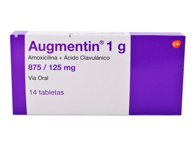 Augmentin 1G (875 Mg-125Mg)Tabletas - Mifarma