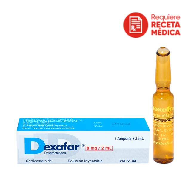 Dexafar 8mg/2ml Solución Inyectable - Mifarma