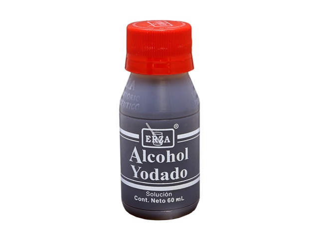 Alcohol Yodado Erza Solución Tópica 60 ML - Mifarma