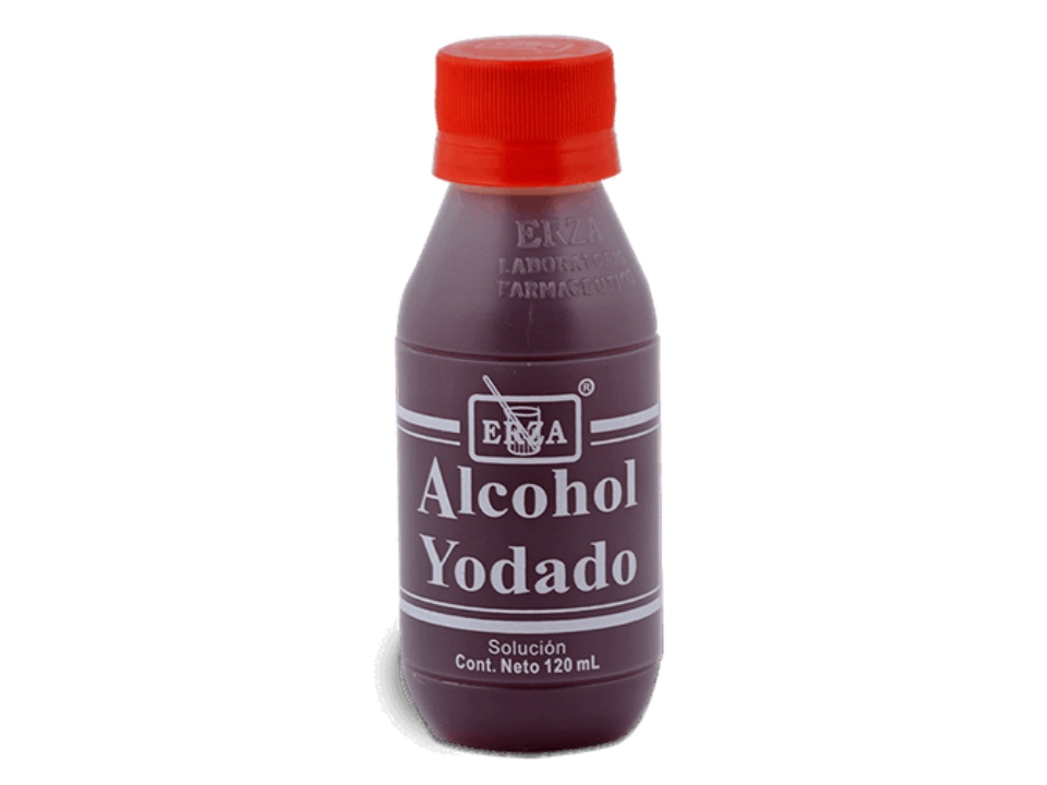 Alcohol Yodado Erza Solución Tópica 120ml | Inkafarma