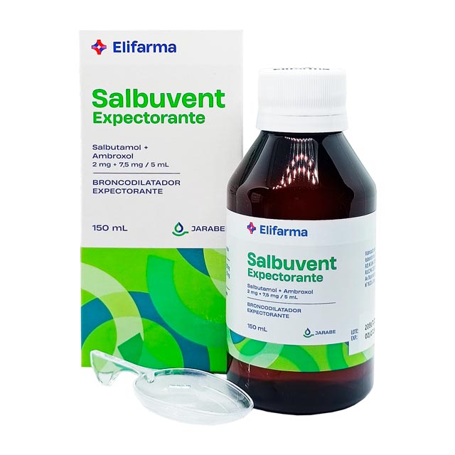 Salbuvent Expectorante 2 mg-7.5 mg/ 5 ml Jarabe - Mifarma