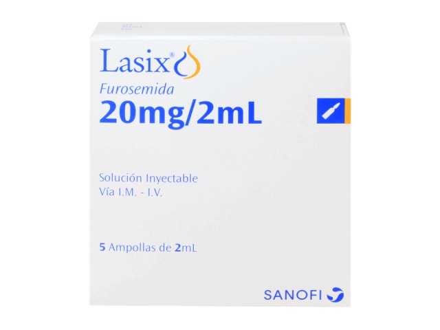 Lasix 20 Mg/2 Ml Solución Inyectable - Mifarma