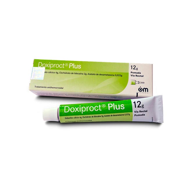 Doxiproct Plus Pomada Tubo 12 G - Mifarma