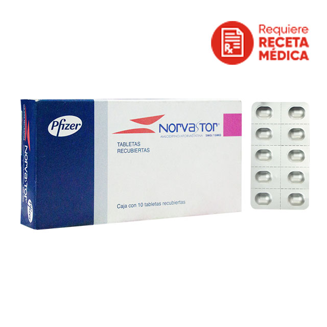 Norvastor 5Mg/10 Mg Tabletas Recubiertas - Mifarma