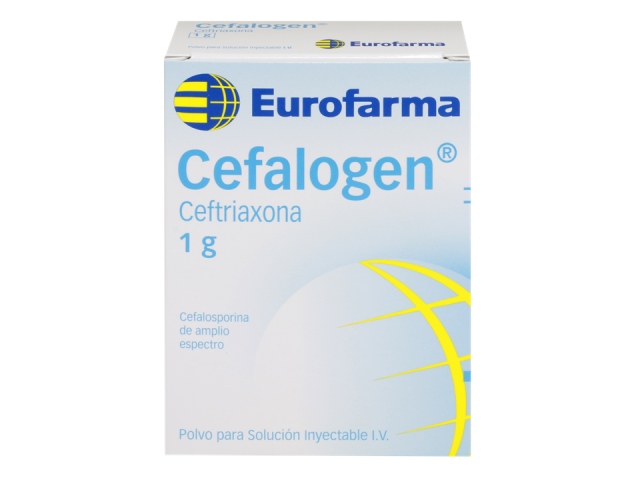 Cefalogen 1G Polvo Solución Inyectable - Mifarma