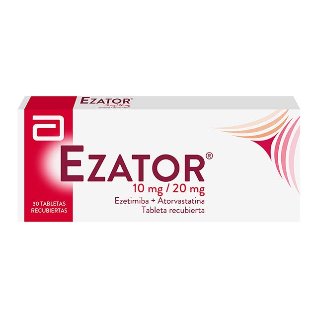 Ezator 10 mg- 20 mg Tabletas Recubiertas - Mifarma