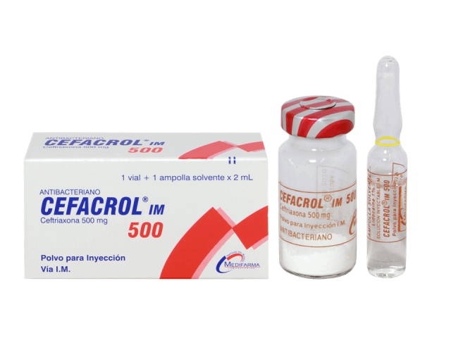 Cefacrol 500 Mg Polvo para Inyectable - Mifarma