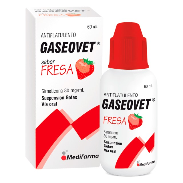 Gaseovet 80mg/ml Suspensión Gotas Fresa - Mifarma