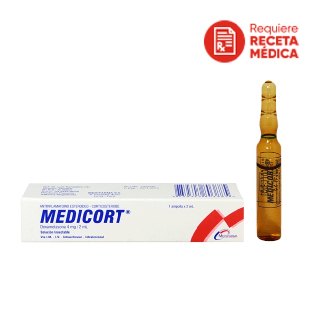 Medicort 4Mg/2Ml Solución Inyectable - Mifarma