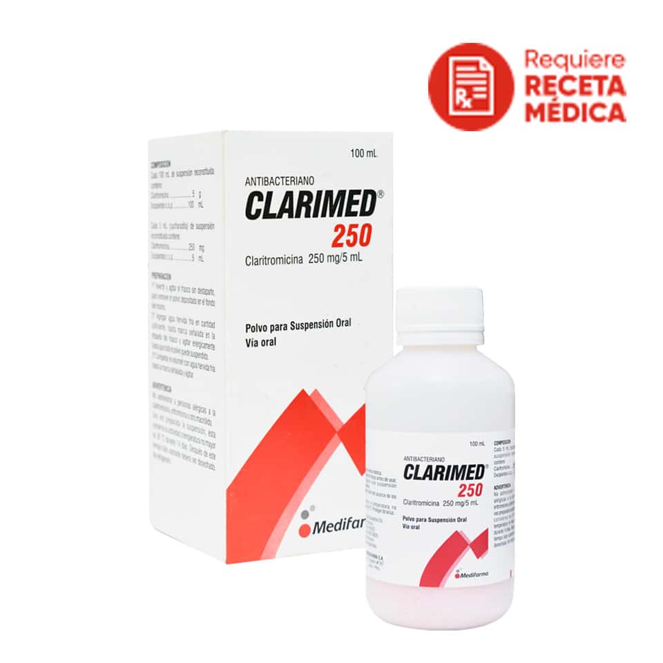 Clarimed 250 Mg/5 Ml Polvo para Suspensión | Inkafarma