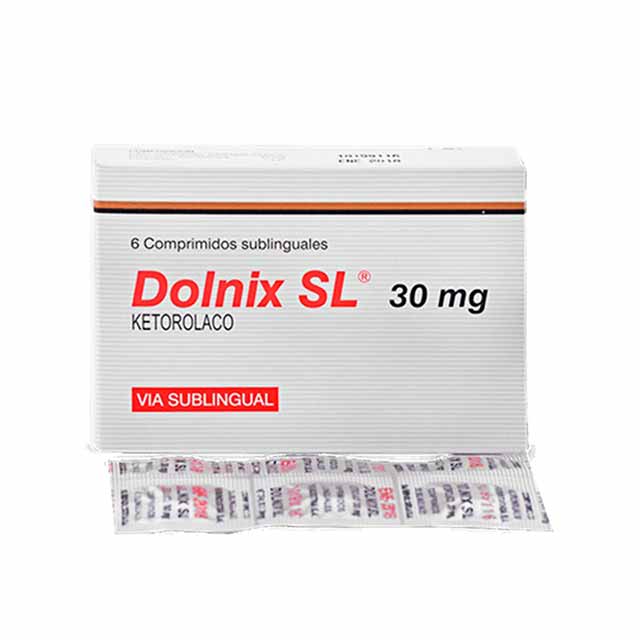 Dolnix SL 30 mg Comprimidos Sublinguales - Mifarma