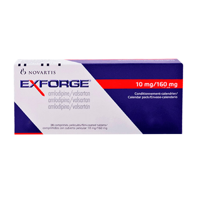 Exforge 10-160mg Comprimidos recubiertos - Mifarma
