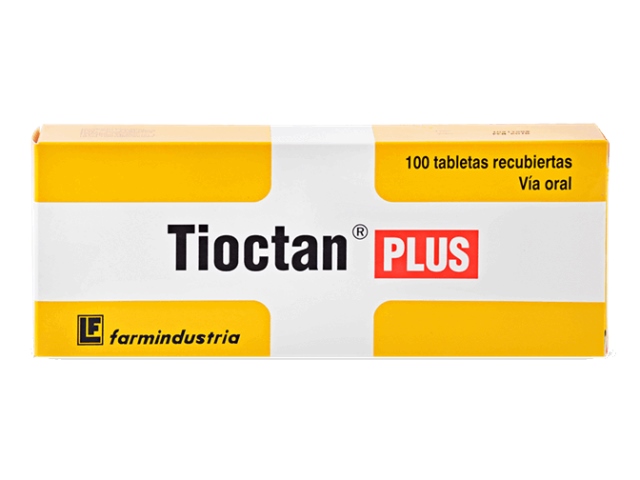 Tioctan Plus Tabletas Recubiertas - Mifarma