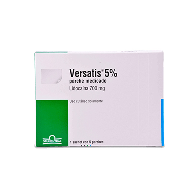 Versatis 5 % Parche Medicado 5 UN - Mifarma