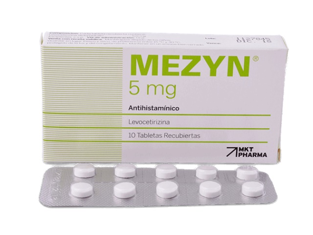 Mezyn 5 Mg Tabletas Recubiertas 10 UN - Mifarma