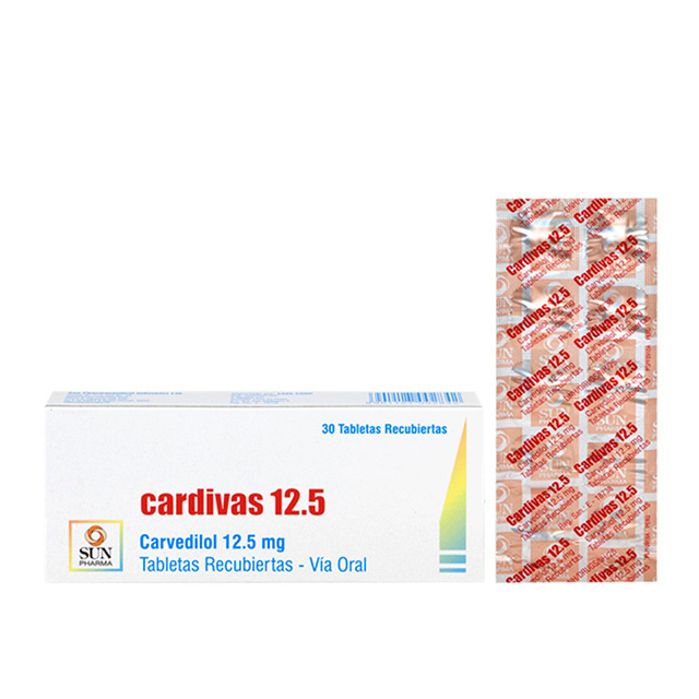 Cardivas 12.5 Mg Tableta 30 UN - Mifarma