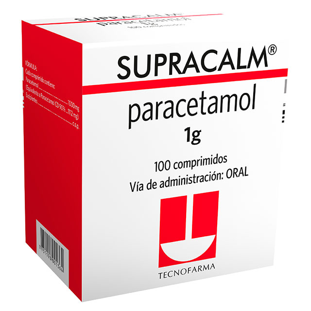 Supracalm 1G Comprimidos 100 UN - Mifarma