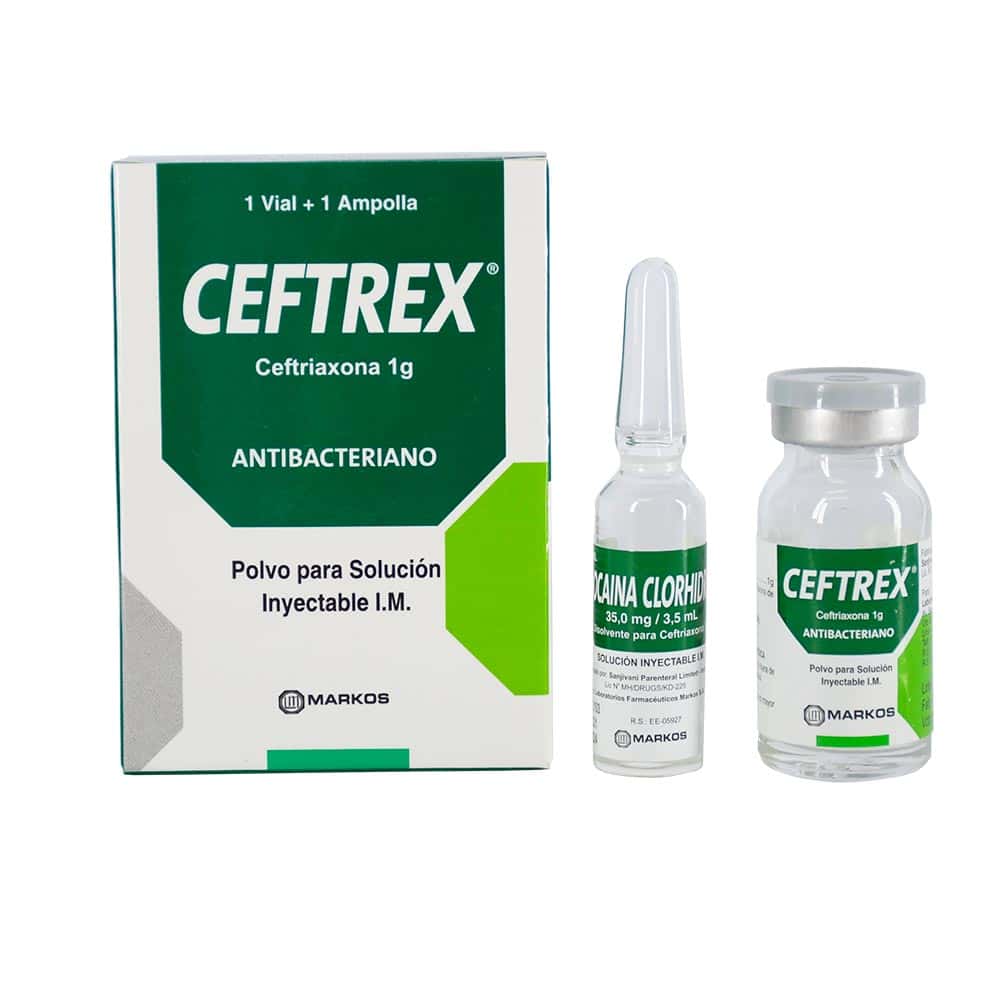 Ceftrex 1,0g Polvo para inyección | Inkafarma