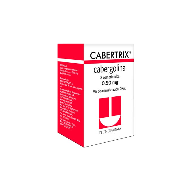 Cabertrix 0.50 Mg Comprimido 8 UN - Mifarma