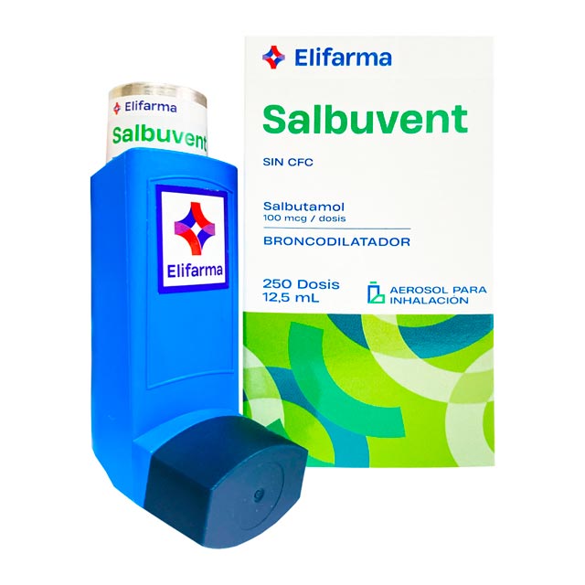 Salbuvent 100 mcg Inhalador 250 DSS - Mifarma