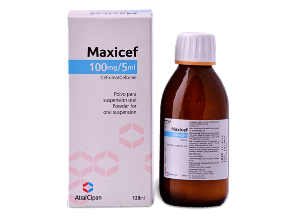 Maxicef 100 Mg/ 5 Ml Polvo | Inkafarma