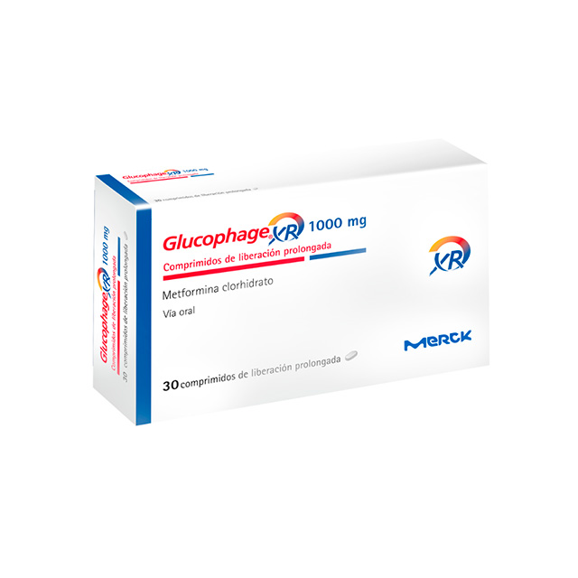 Glucophage XR 1000mg Liberación Prolongada - Mifarma