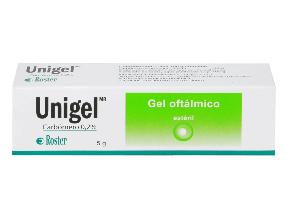 Unigel 0.2% Gel Oftálmico - Tubo 5 G | Inkafarma