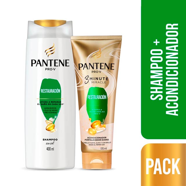 Pack Shampoo Pro-V Restauración Pantene - Mifarma
