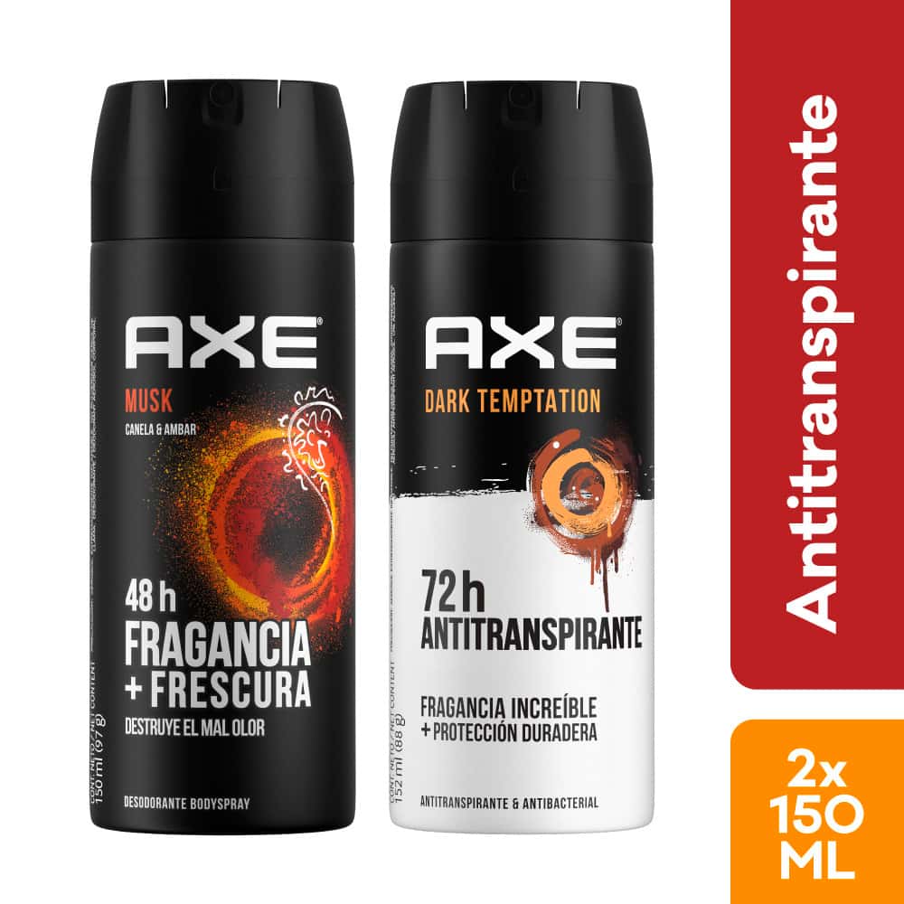 Axe Musk + Axe Dark Temptation | Inkafarma