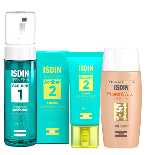 Pack ISDIN Piel Mixta a Grasa con Color - Mifarma