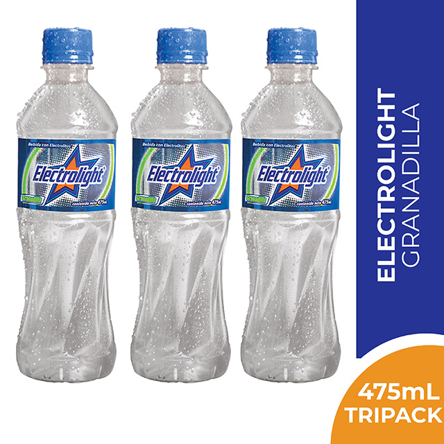 3 Bebidas Electrolight Granadilla 475 ML - Mifarma