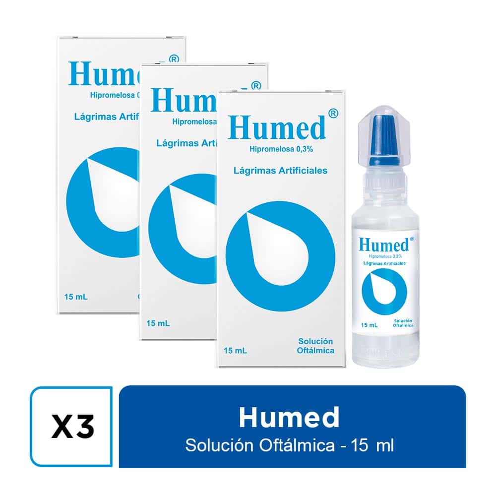 Gotas Humed 0.3% Lagrimas Artificiales 3un | Inkafarma