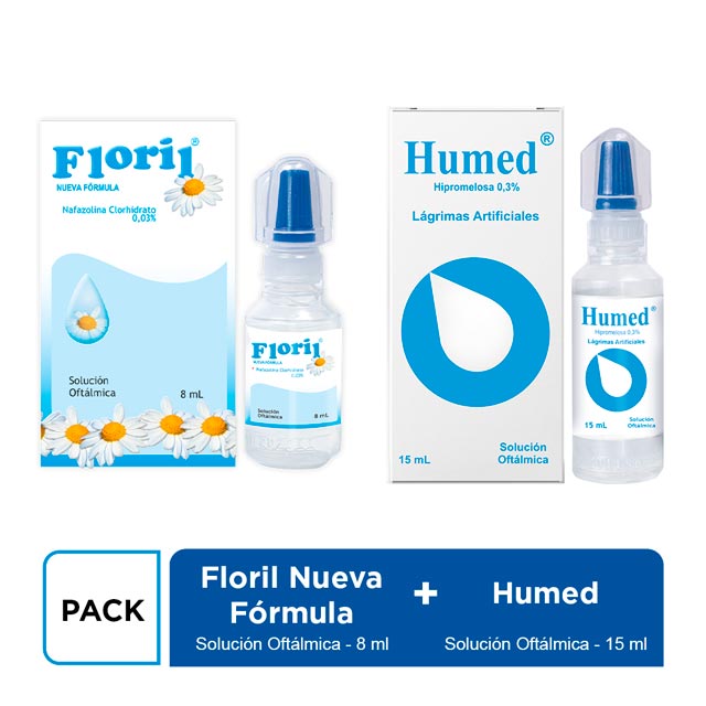 Pack 01 Floril 0.03% + 01 Humed 0.3% - Mifarma