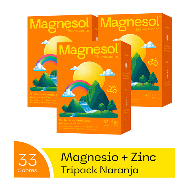Pack 03 Magnesol en Polvo Naranja - Mifarma