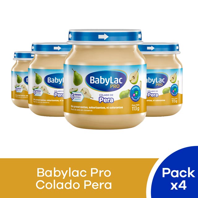Pack 04 Babylac Pro Colado Pera - Mifarma