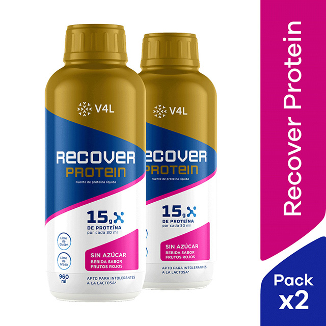 Pack 02 Recover Protein Sabor frutos rojos - Mifarma