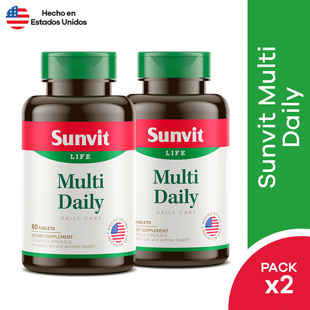 Pack 02 Sunvit Multi Daily Tableta - Mifarma