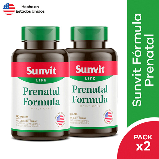 Pack 02 Sunvit Prenatal Formula Tableta - Mifarma